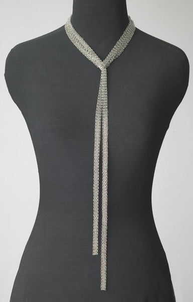 individual icons | Chain Mail Lariat Necklace, Stainless Steel ...